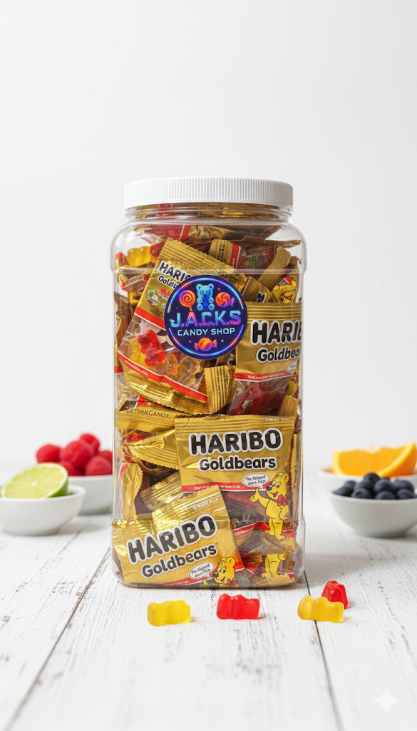 Haribo gummy bears container – J.A.C.K.S. CANDY SHOP LLC